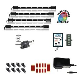 RGB True LED Multicolor Home TV Accent Lighting Kit, Under Cabinet ...