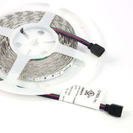 Ribbon Lights, Indoor, RGB Multicolor LED cUL listed 12VDC, 150x5050